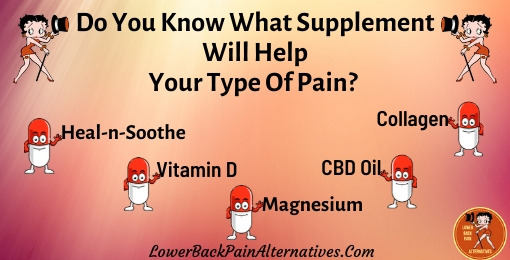 Supplements - Natural Supplements For Pain Relief